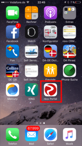 rexx HR als App für iOs oder Android