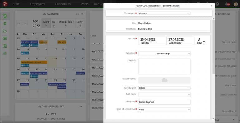 Employee Self-Service | rexx systems