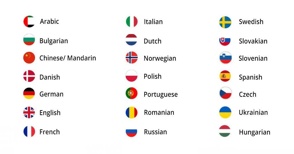 Multilingual software with state-of-the-art translation technology